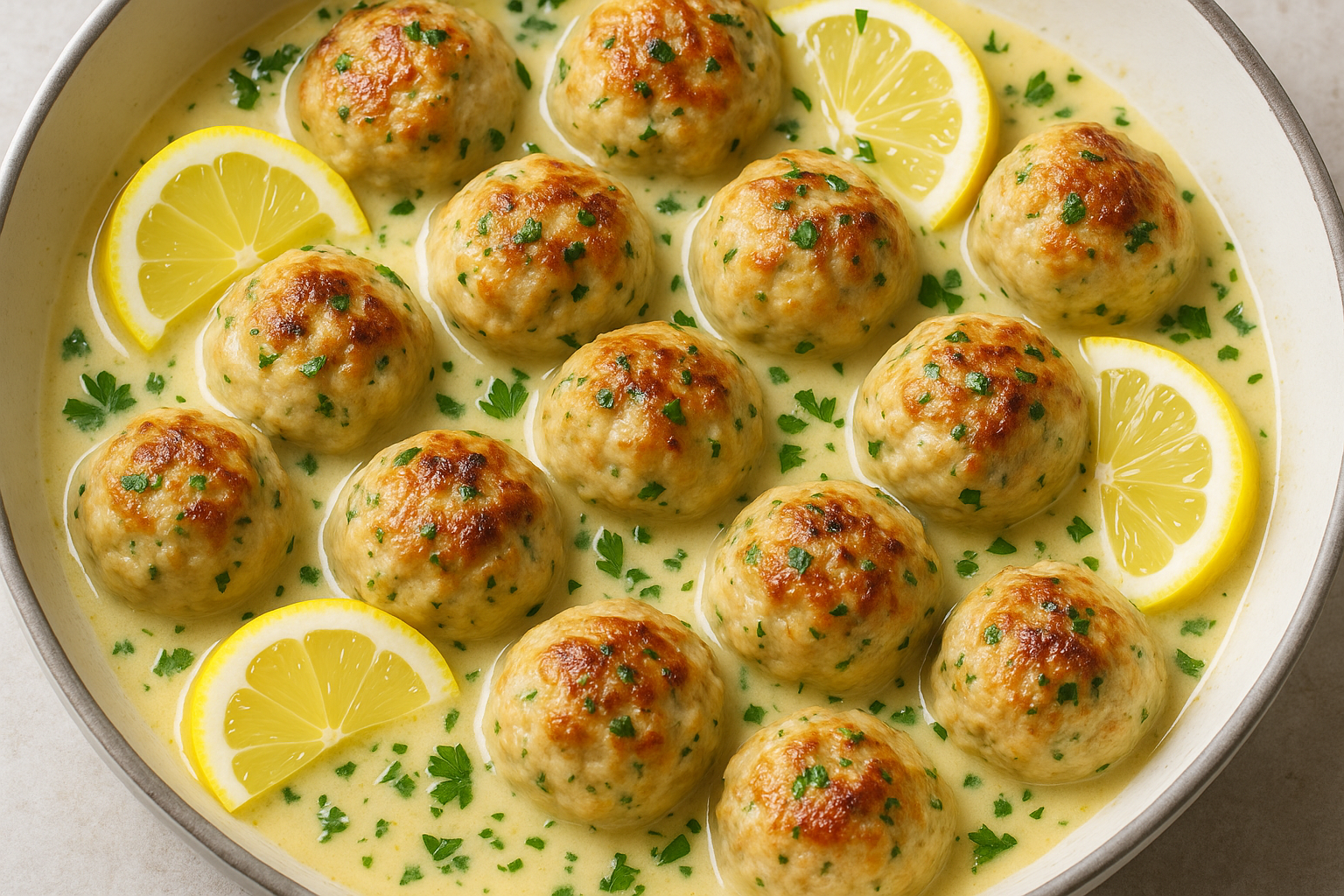 Lemon Chicken Meatballs – Mungia Real Estate